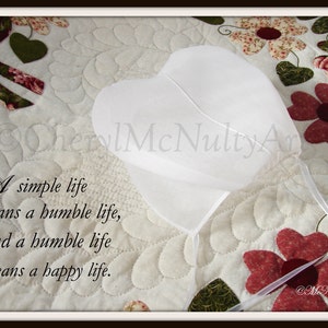 Amish Prayer Cap on Heart Quilt Photographic Print Amish Country ...