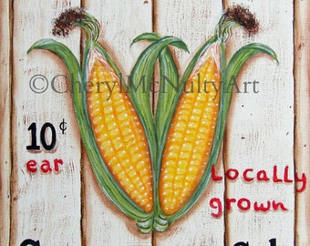Corn on the Cob Sign - Etsy