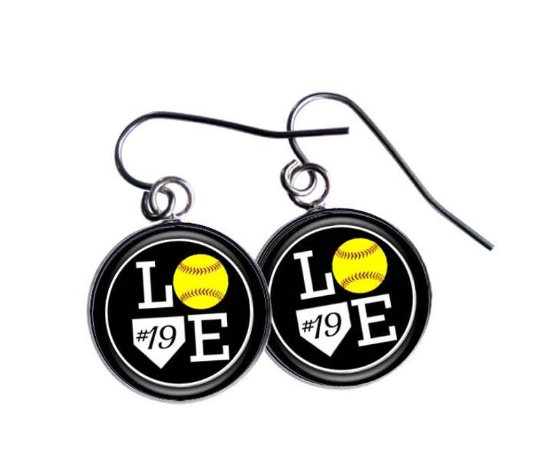 Softball Key Chain Personalized Gift Softball Mom Softball - Etsy