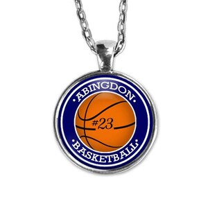 Basketball Team Necklace, Personalized Pendant Gift, Senior Banquet ...