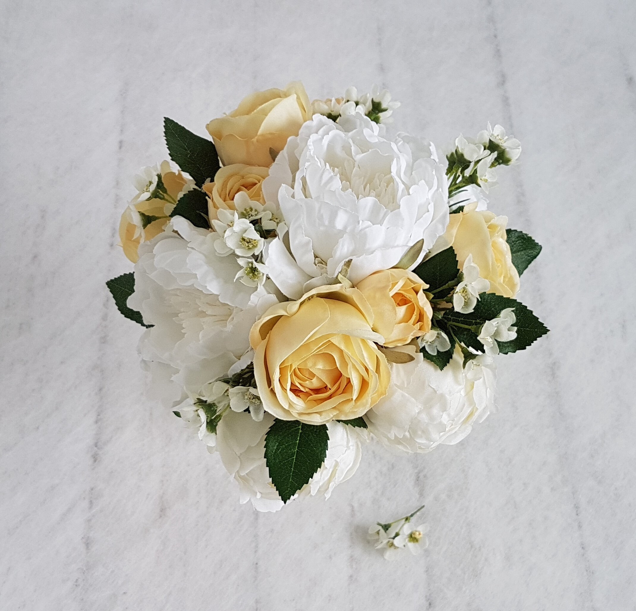 Yellow Rose Buttonholes Lemon Rose Boutonniere Wedding | Etsy UK