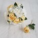 Yellow Rose Buttonholes Lemon Rose Buttonhole Best Man Flowers Groom ...