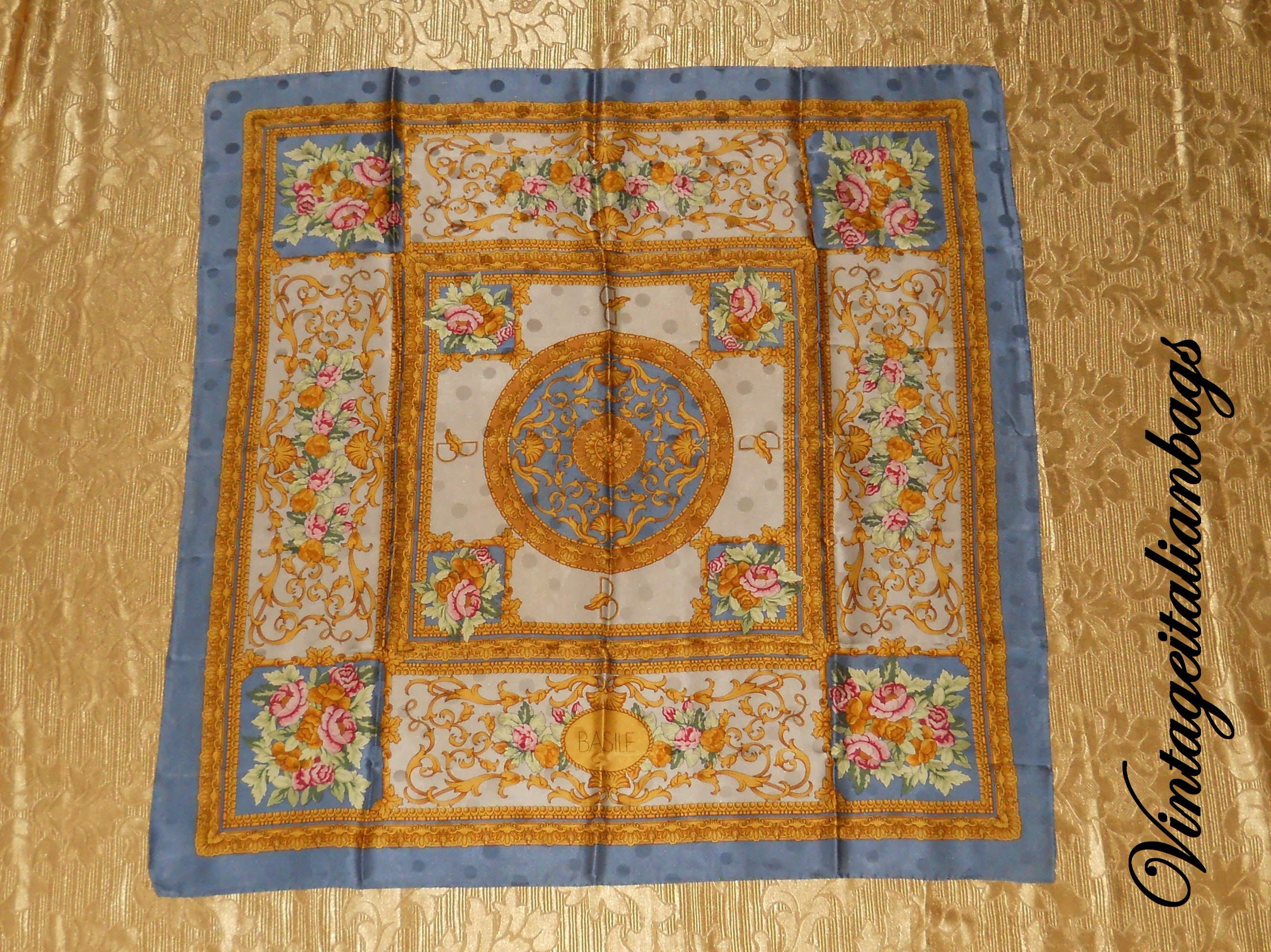 Genuine Vintage Basile Scarf 100% Silk - Etsy UK
