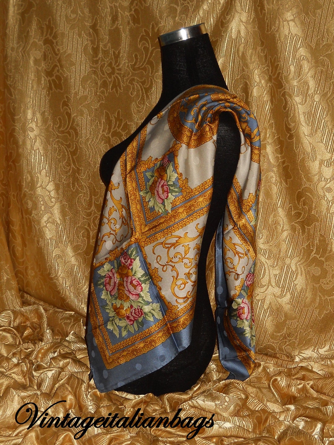 Genuine Vintage Basile Scarf 100% Silk - Etsy UK