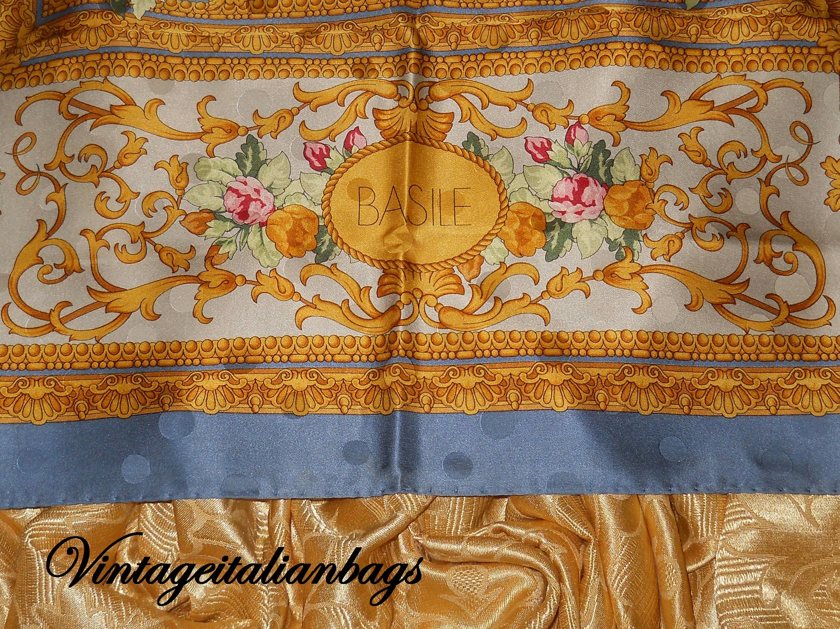 Genuine Vintage Basile Scarf 100% Silk - Etsy UK
