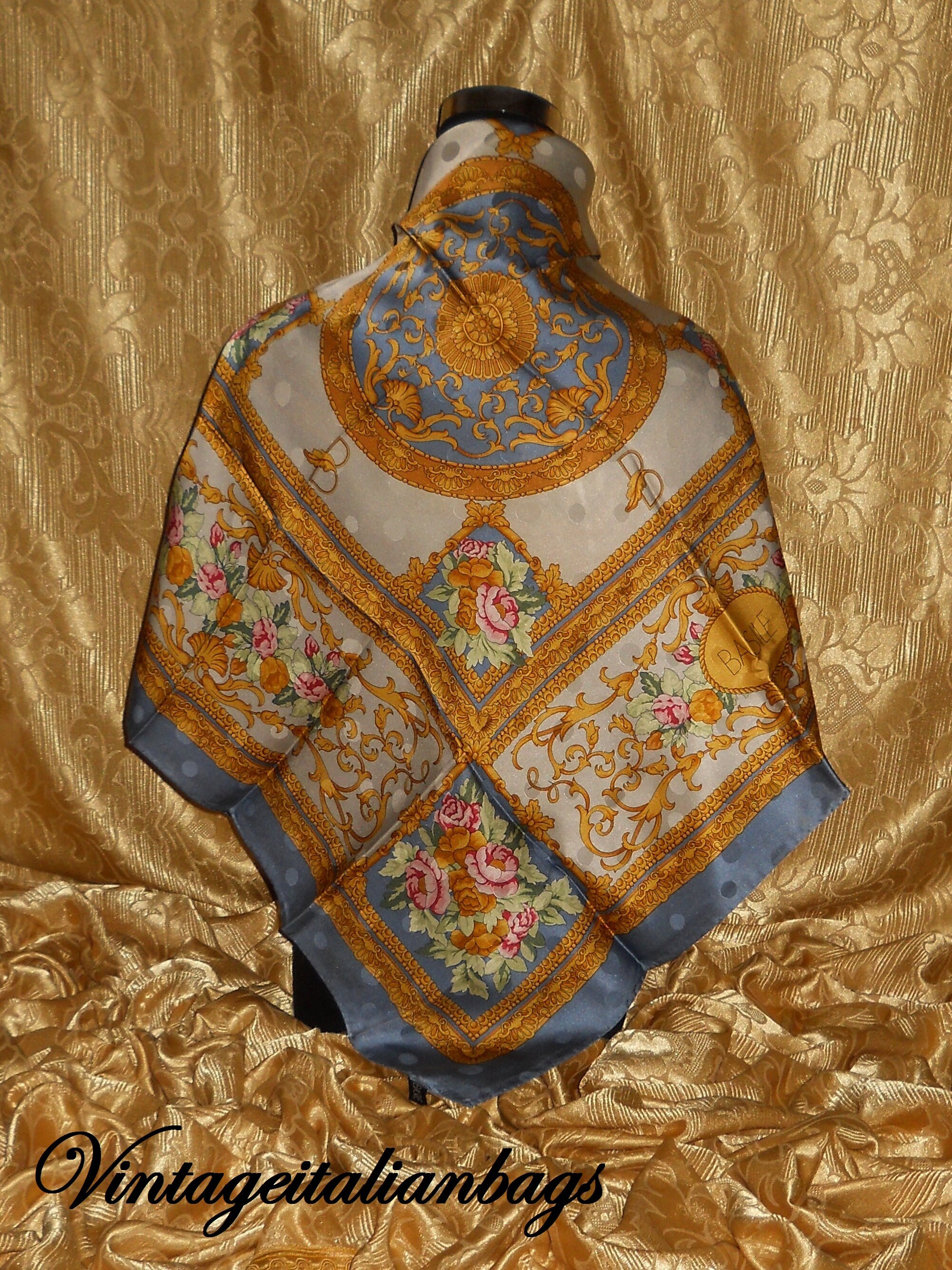 Genuine Vintage Basile Scarf 100% Silk - Etsy UK