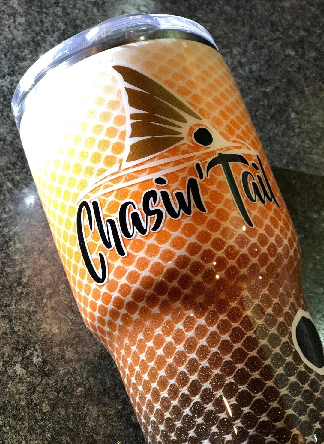 Chasin' Tail Red Fish Fin Design SVG EPS JPG Art Download - Etsy