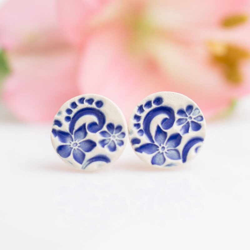 Delft Earrings - Etsy