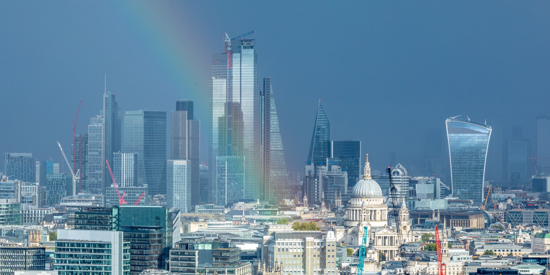 Subtle Rainbow: Panoramic Ratio, Photographic Wall Art Print for the ...