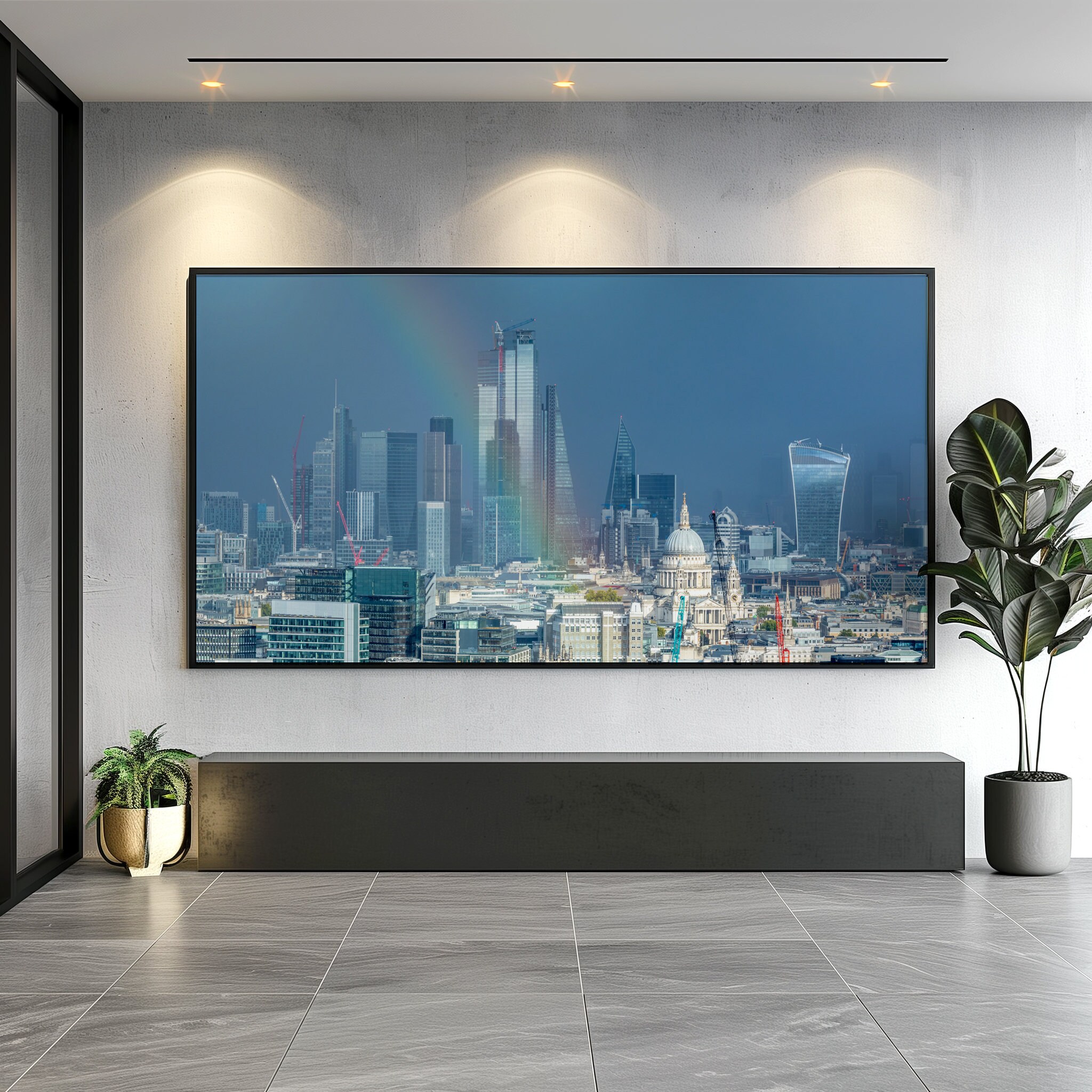 Subtle Rainbow: Panoramic Ratio, Photographic Wall Art Print for the ...