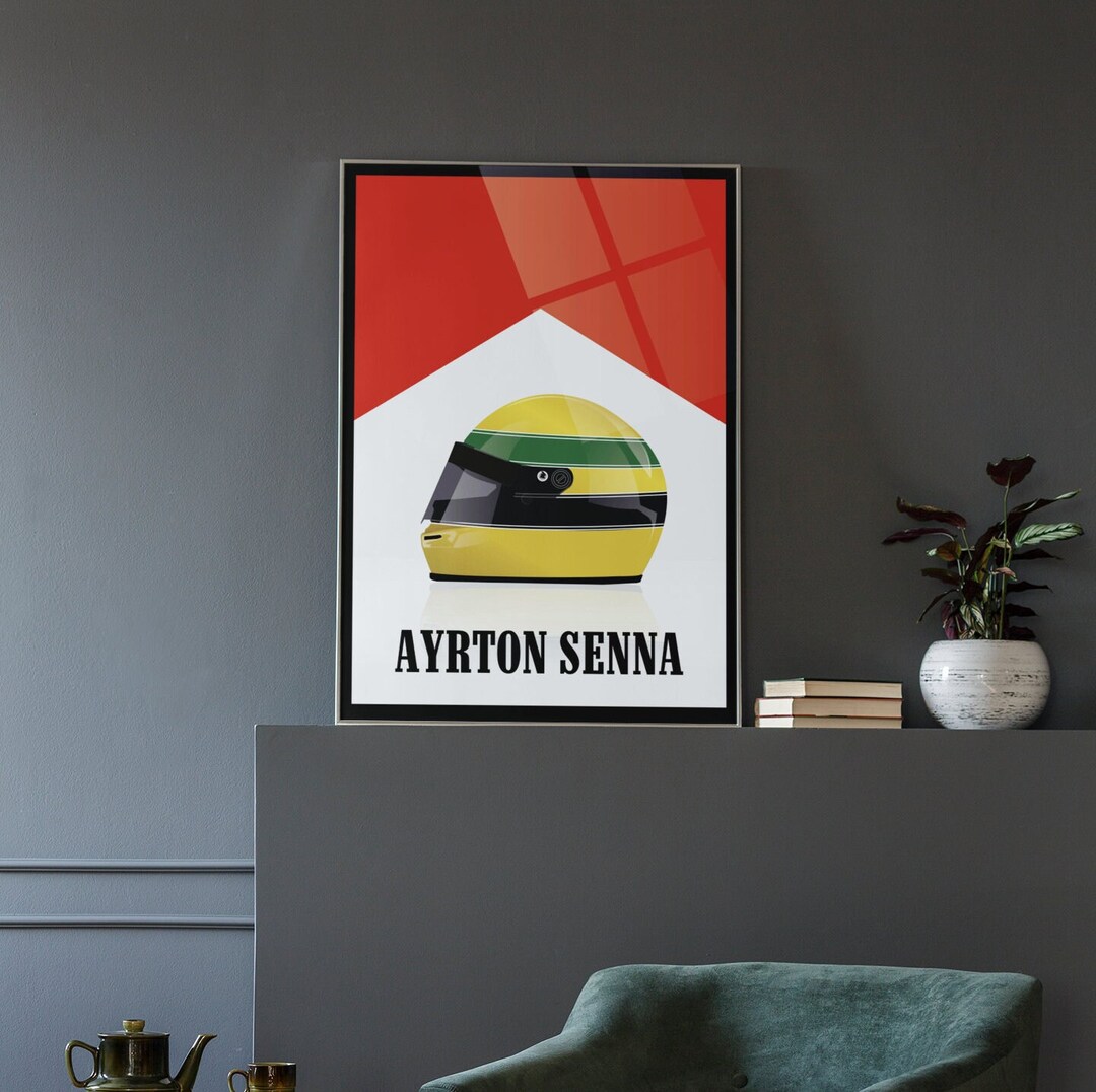 Acrylic Ayrton Senna Poster - Etsy
