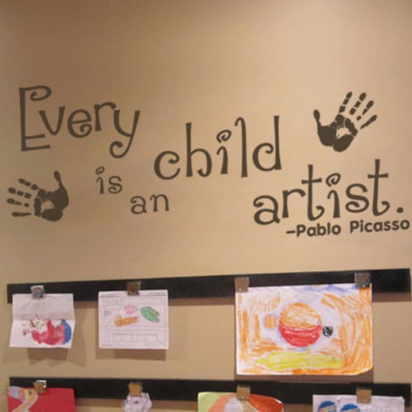 Picasso Quote - Etsy