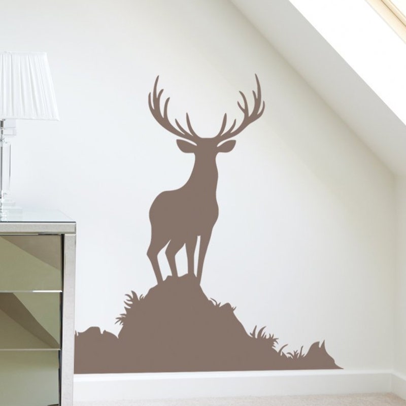 Deer Wall Decal - Etsy