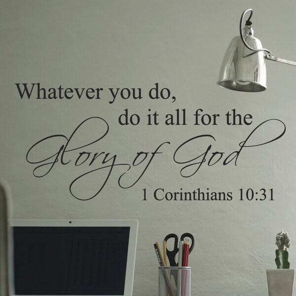 1 Corinthians 10 31 - Etsy