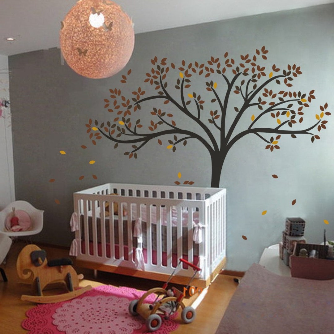 Tree Wall Decal Huge Tree Wall Decal Wall Mural Stickers Nursery Tree ...