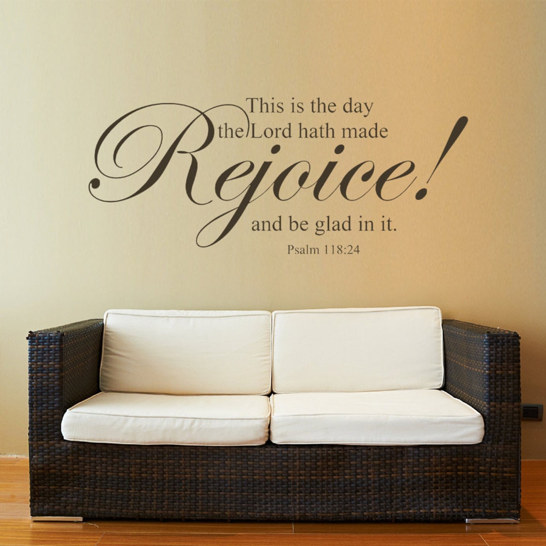 Religious Wall Quote This is the Day the Lord Has Made Vinyl Wall Decal ...