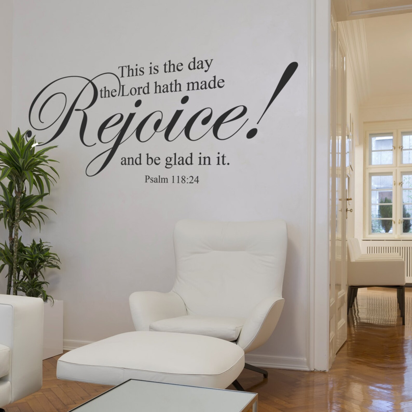 Religious Wall Quote This is the day the Lord has made Vinyl | Etsy