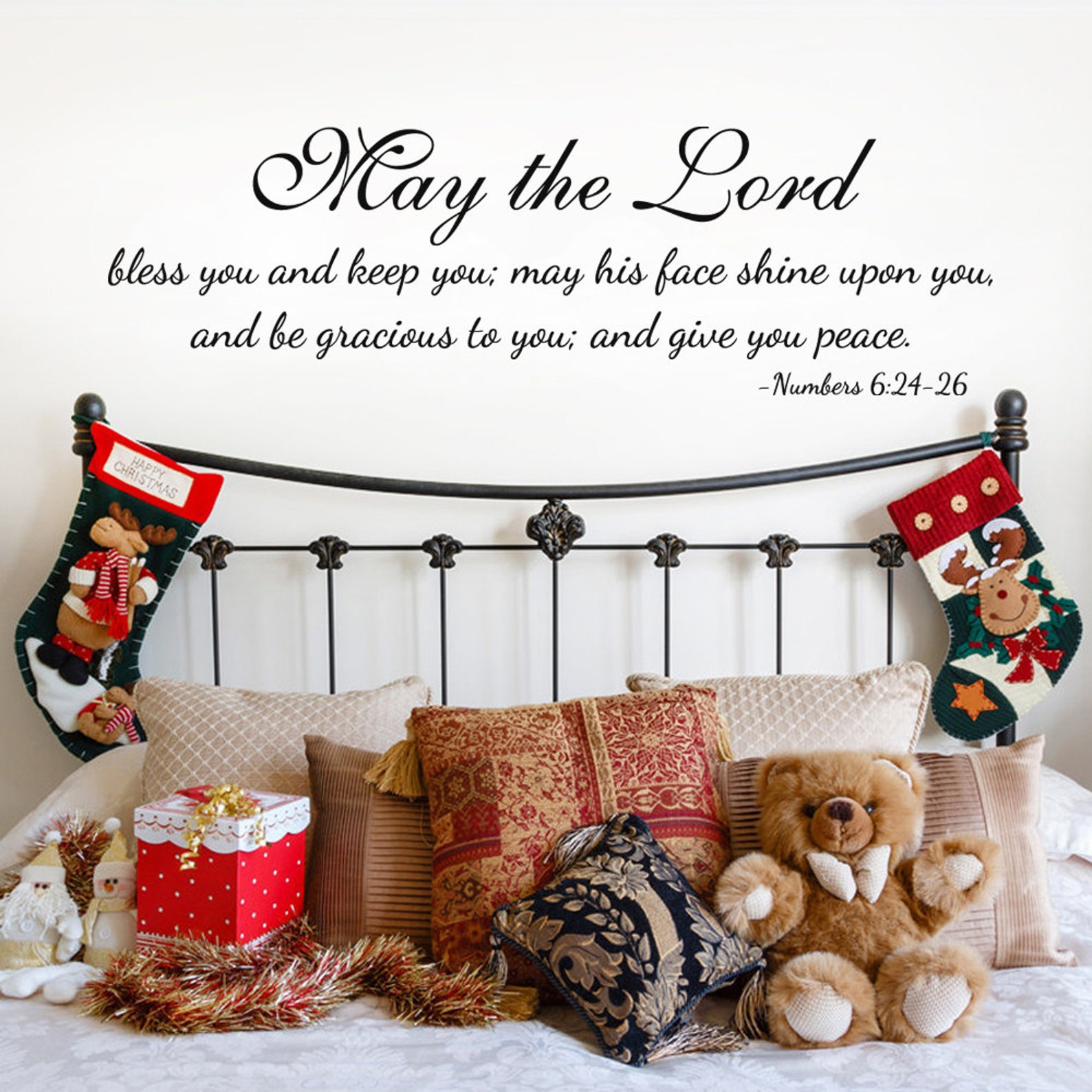 Benediction Verse -numbers 6:24-26- Quote - Wall Decal Custom Vinyl Art ...