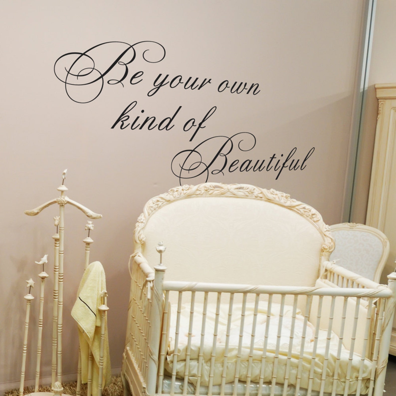 Wall Decal Be Your Own Kind of Beautiful Wall Decal Girl Teen Room ...