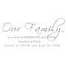Our Family Wall Words Vinyl Wall Decal Quotes Living Room Decor- 042 - Etsy