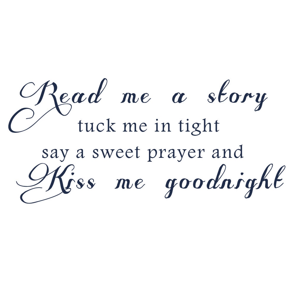 Read Me a Story Vinyl Wall Decal for Girl Boy Baby Nursery - Etsy
