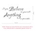 Anything is Possible Vinyl Wall Decal Quotes Inspired Wall - Etsy