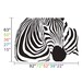 Zebra Wall Decal Animals Wall Decal Wild Animals Wall Decal - Etsy