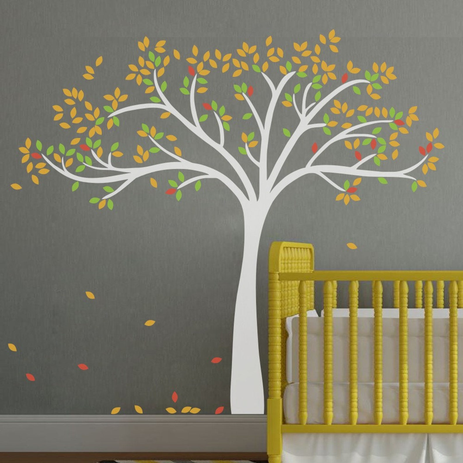 Tree Wall Decal Huge Tree Wall Decal Wall Mural Stickers - Etsy