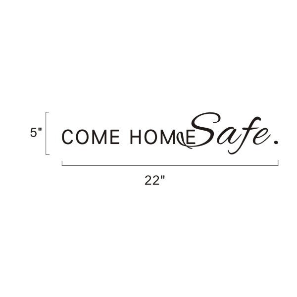 Come Home Safe Decal Vinyl Decal Door Decal Policeman - Etsy