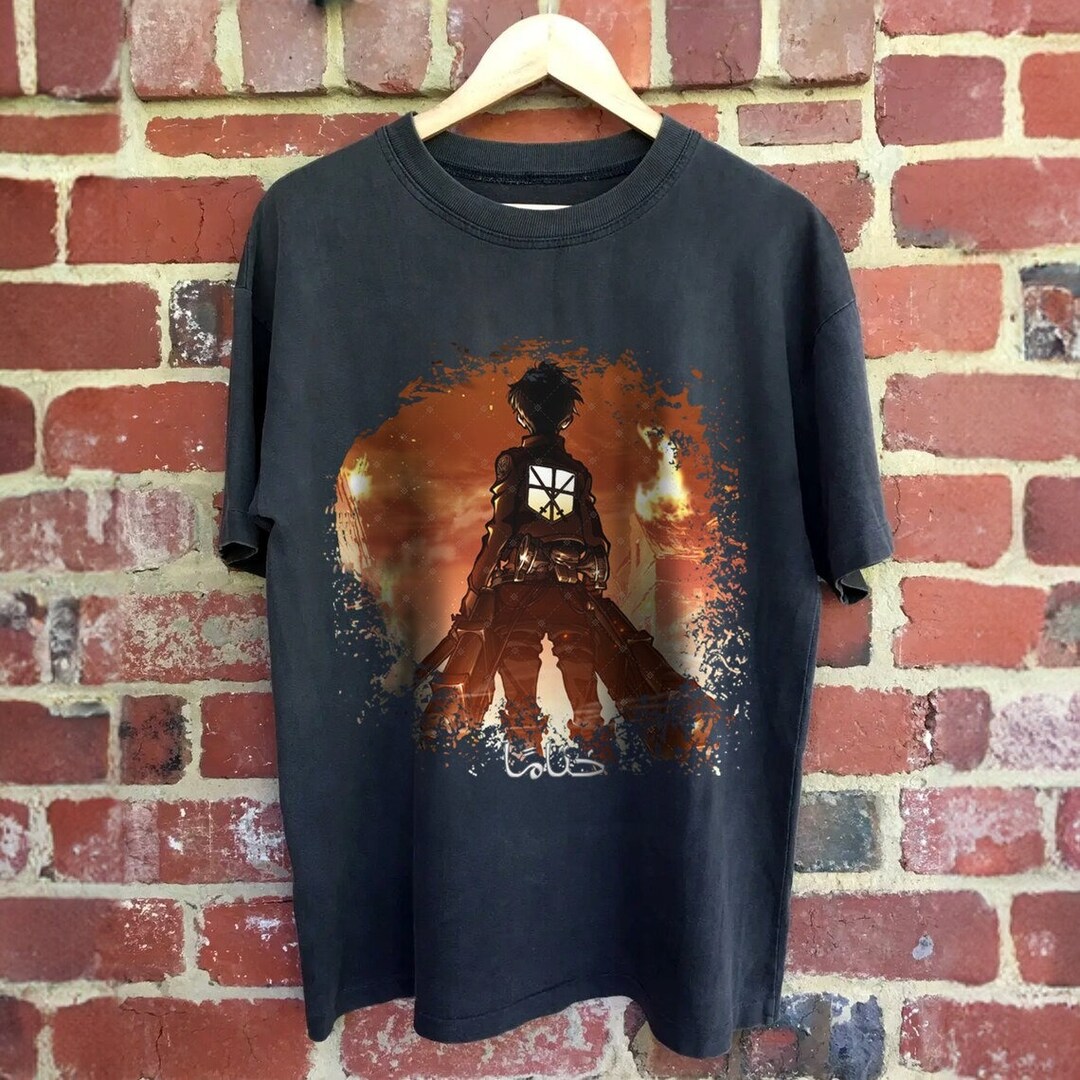 Eren Yeager Shirt, Anime Shirt, Eren Yeager Tshirt, Attack on Titan ...