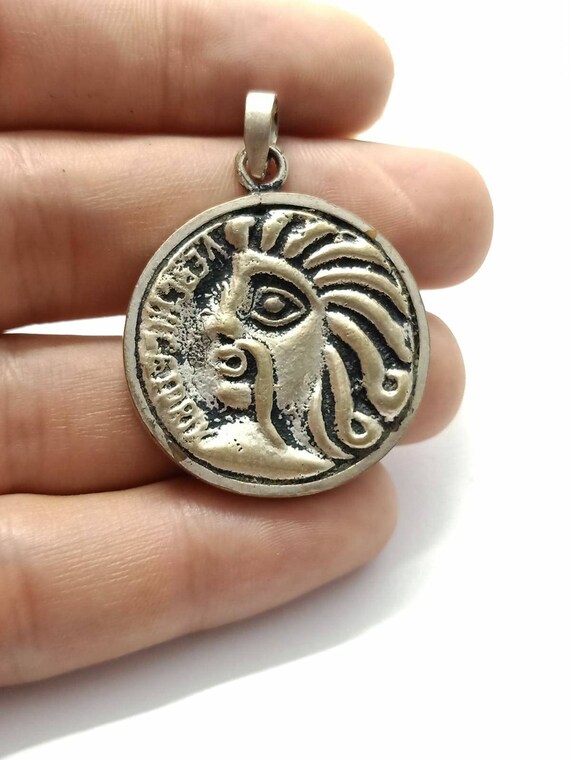 Rare Unique Roman Greek Silver Plated Intaglio Engrav… - Gem