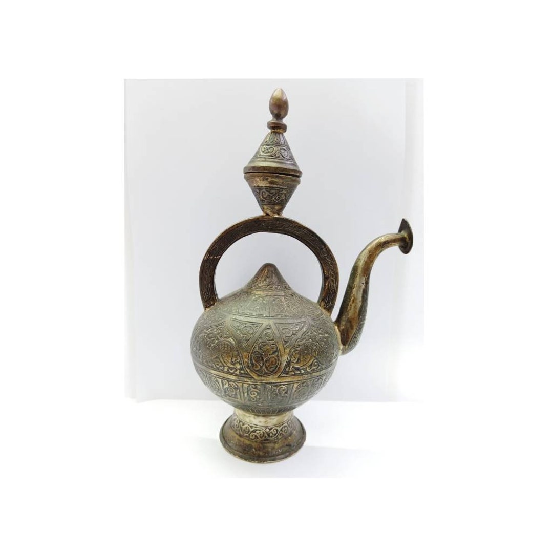 Very Rare Superb Vintage Antique Afghan Persian Teapot Alpaca Silver ...
