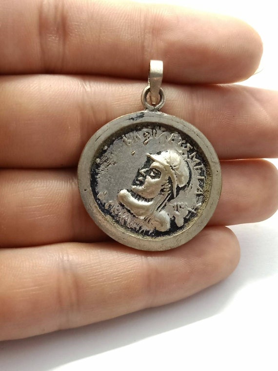 Rare Unique Roman Greek Silver Plated Intaglio Engrav… - Gem
