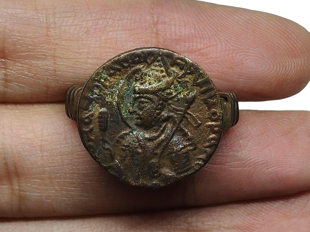 Rare Antique Unique Roman Greek Bronze Seal Signet Intaglio Engraved ...