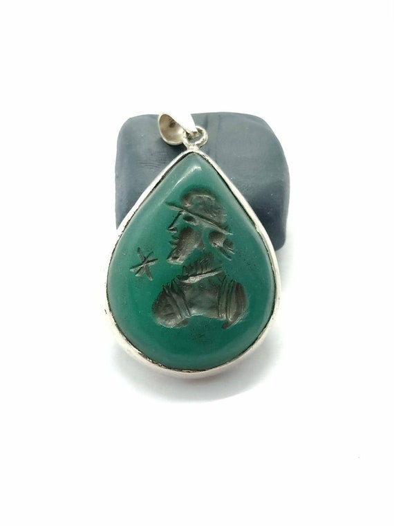 Natural Antique Ancient Jade Roman Medieval Engraved … - Gem
