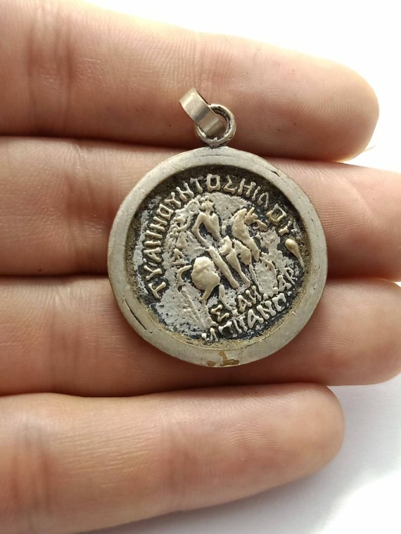 Rare Unique Roman Greek Silver Plated Intaglio Engrav… - Gem