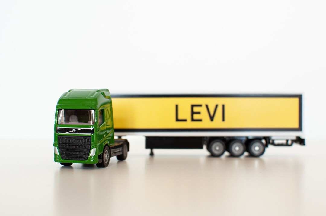 Personalised Truck, Lorry Driver Gift, Lorry Cake Topper, Lorry and ...