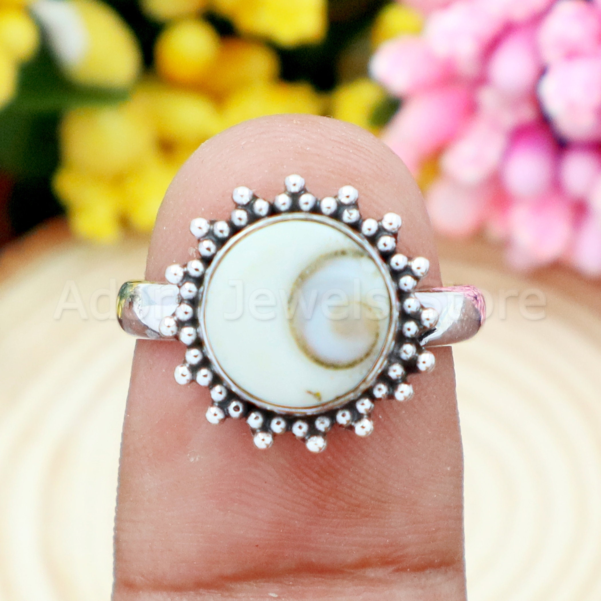 Shiva Eye Ring, Natural Shiva Eye Ring, 925 Sterling Silver Shiva Eye ...