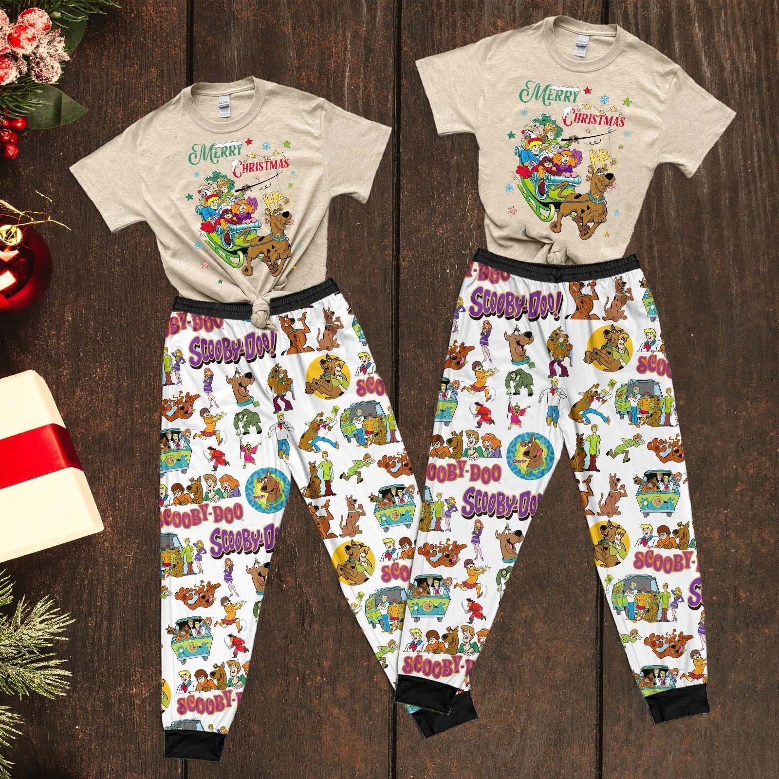 Christmas Scooby Doo Pajamas Set sold by Jo Mint | SKU 94527374 | Printerval