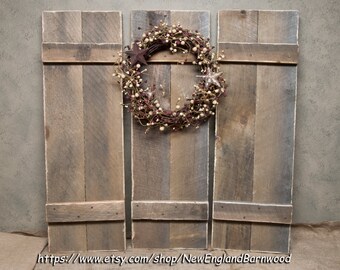 Shutter wall decor | Etsy