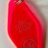 Custom Retro Motel Key Fob, YOUR CUSTOM TEXT, Custom Keychain ...