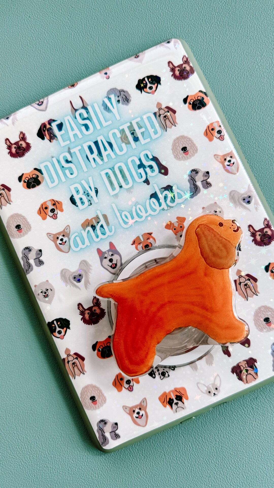 Custom Paperwhite Skin, Dog Lover Design, Easily Distracted by Dogs and ...