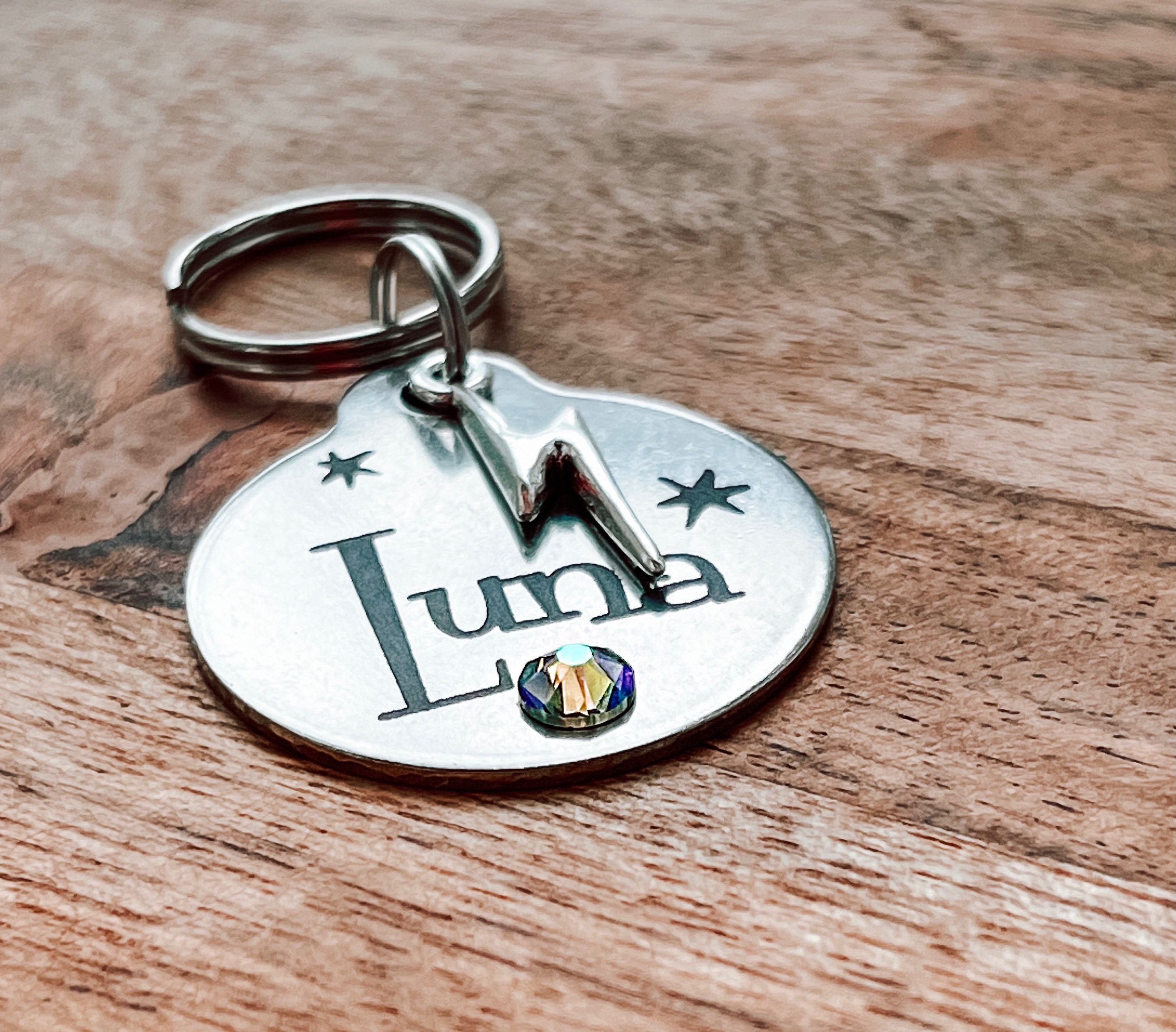 Celestial Sky Name Tag, Identification Tag for Pets, Personalized ...