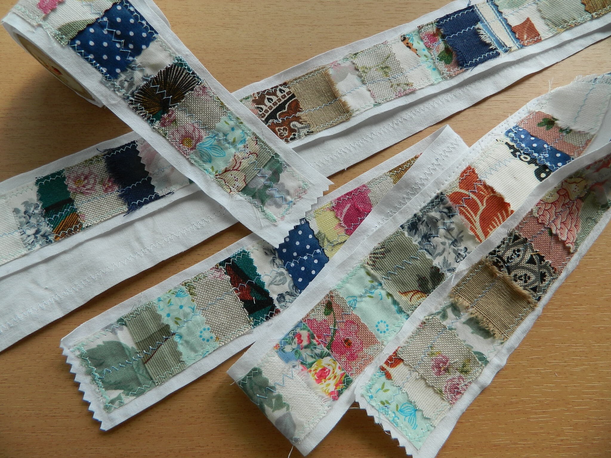 Fabric Snippet Roll 36 Textile Snippet Roll 92cm - Etsy