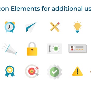 Custom Powerpoint-specific Recolorable Icons, Starter Icons, Powerpoint ...