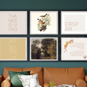 Fall Prints Bundle, Set of 40, Autumnal Printable Art, Pumpkin ...