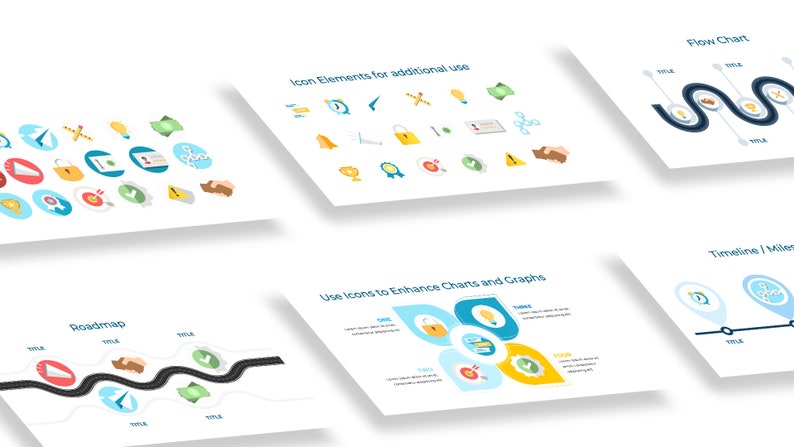 Custom Powerpoint-specific Recolorable Icons, Starter Icons, Powerpoint ...