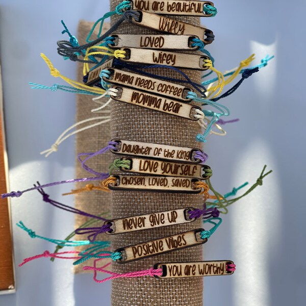 Affirmation Bracelet - Etsy