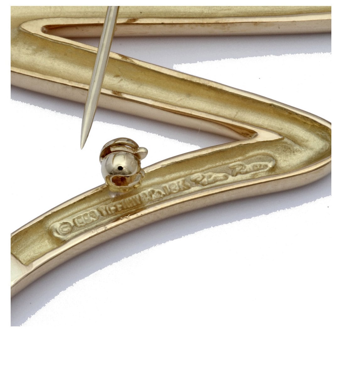 18kt Gold Tiffany & Co. Paloma Picasso Large Squiggle Brooch - Etsy