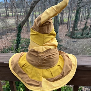 Custom Yellow Wizard Hat - Etsy